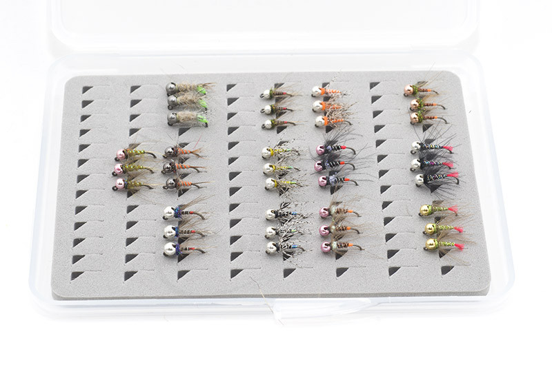 Troutline Set of 39 Nymphs for Summer Fishing