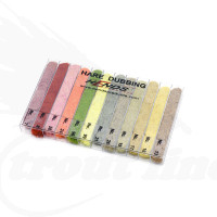 Hends Hare Dubbing Set of 10 light colors