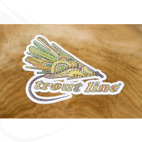 Troutline Tribal Shaped Logo Sticker