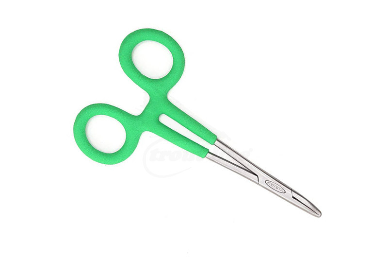 Vision Micro Curved Forceps -Green Handle