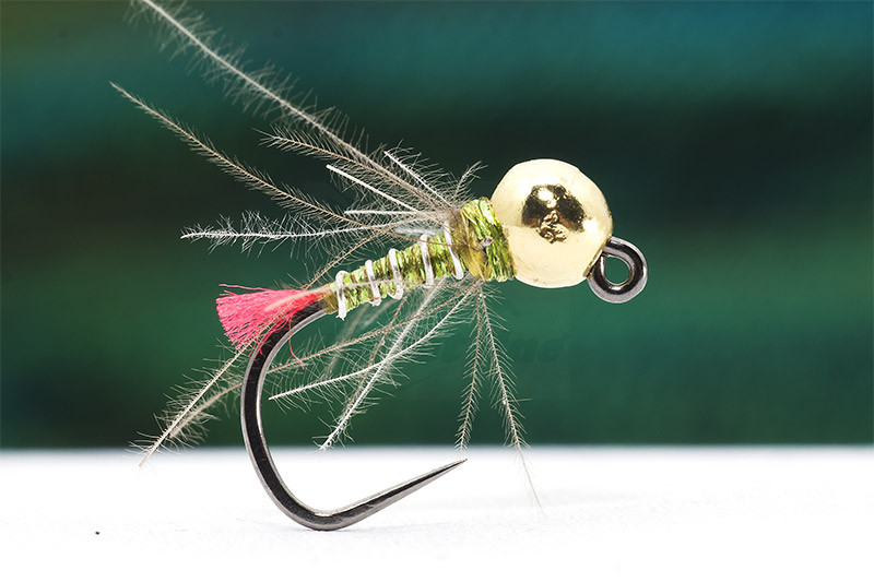 Troutline Tactical Green Duracell Jig BL Nymph