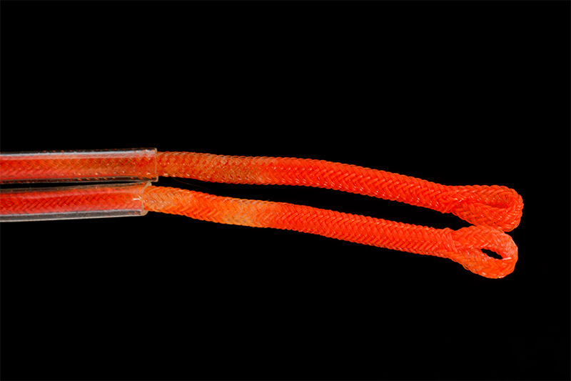 Hends Big Game Fly Line and Leader Connector -orange fluo