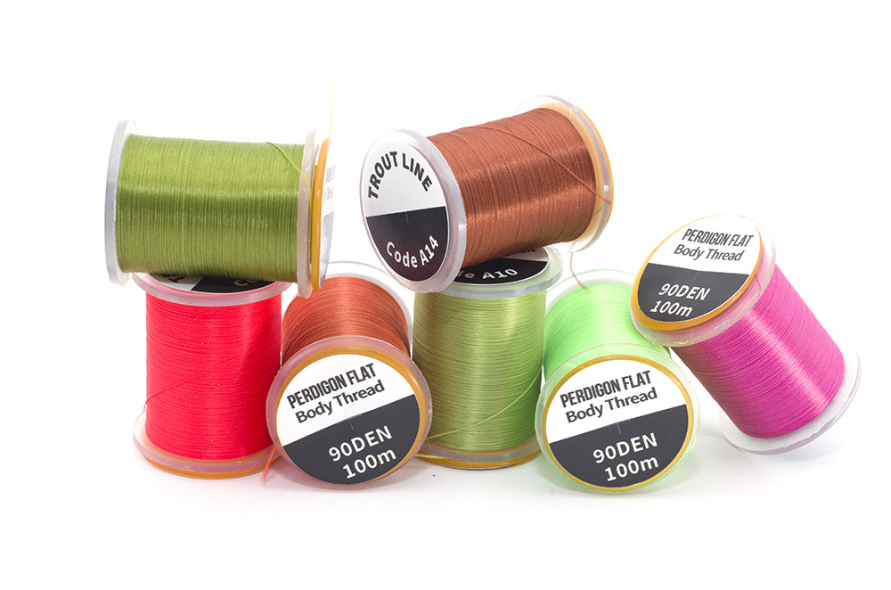 Troutline Perdigon Flat Body Thread 90DEN 100m