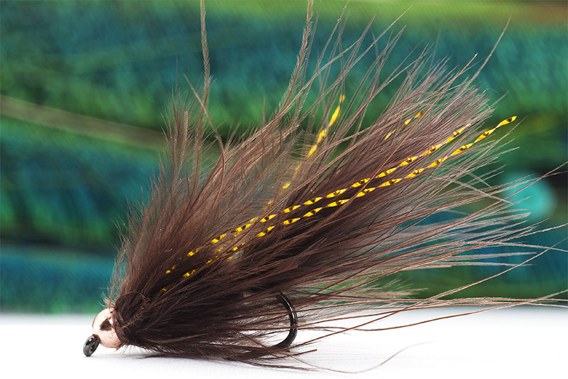 Troutline Tactical Brown Marabou Streamer