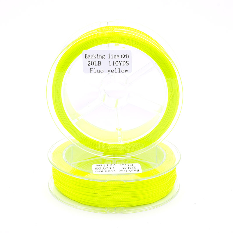 Troutline Backing Line 20lb 100m -chartreuse